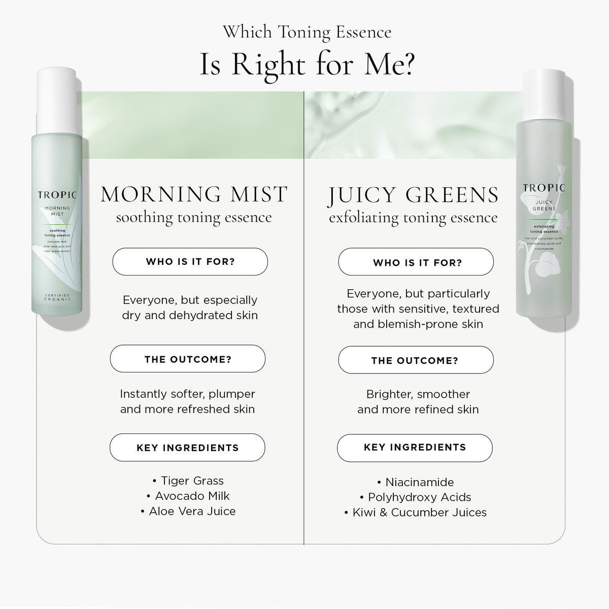 Morning Mist Soothing Toning Essence | Facial Toner | 100ml | Tropic ...