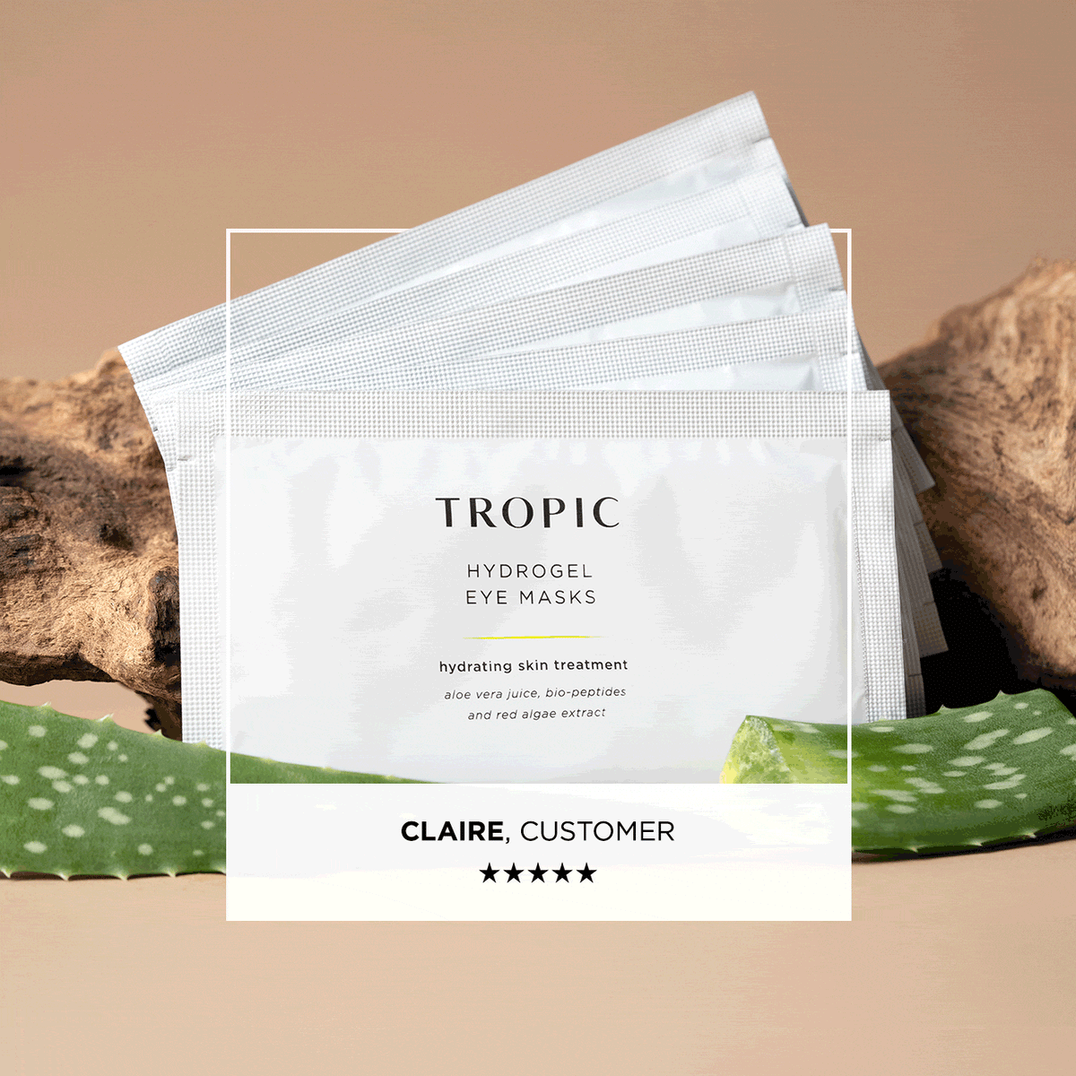 Hydrogel Eye Masks | Brighten & Hydrate Tired Eyes | Tropic Skincare