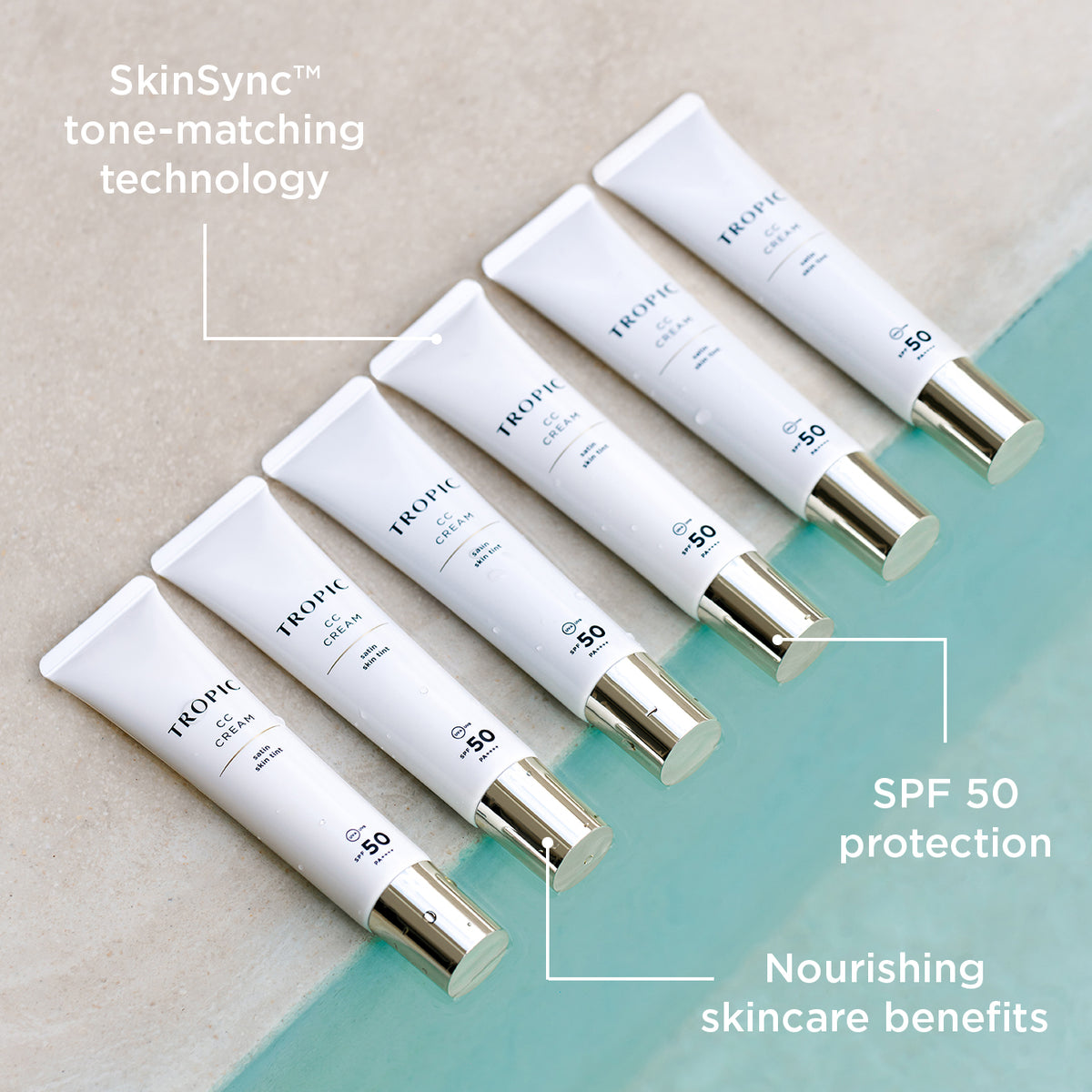 CC Cream Satin Skin Tint with SPF 50 | Tropic Skincare