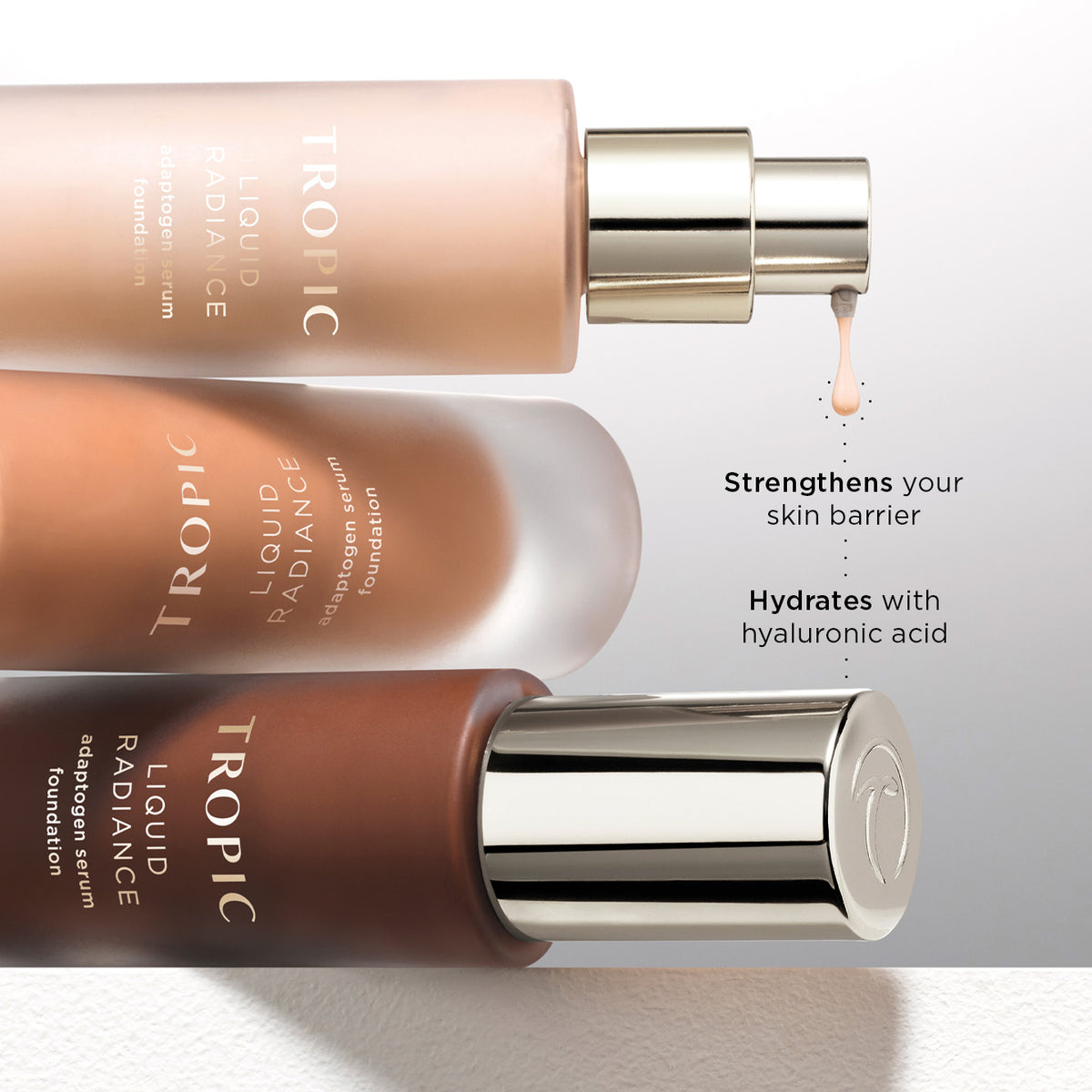 Liquid Radiance Adaptogen Serum Foundation – Tropic Skincare