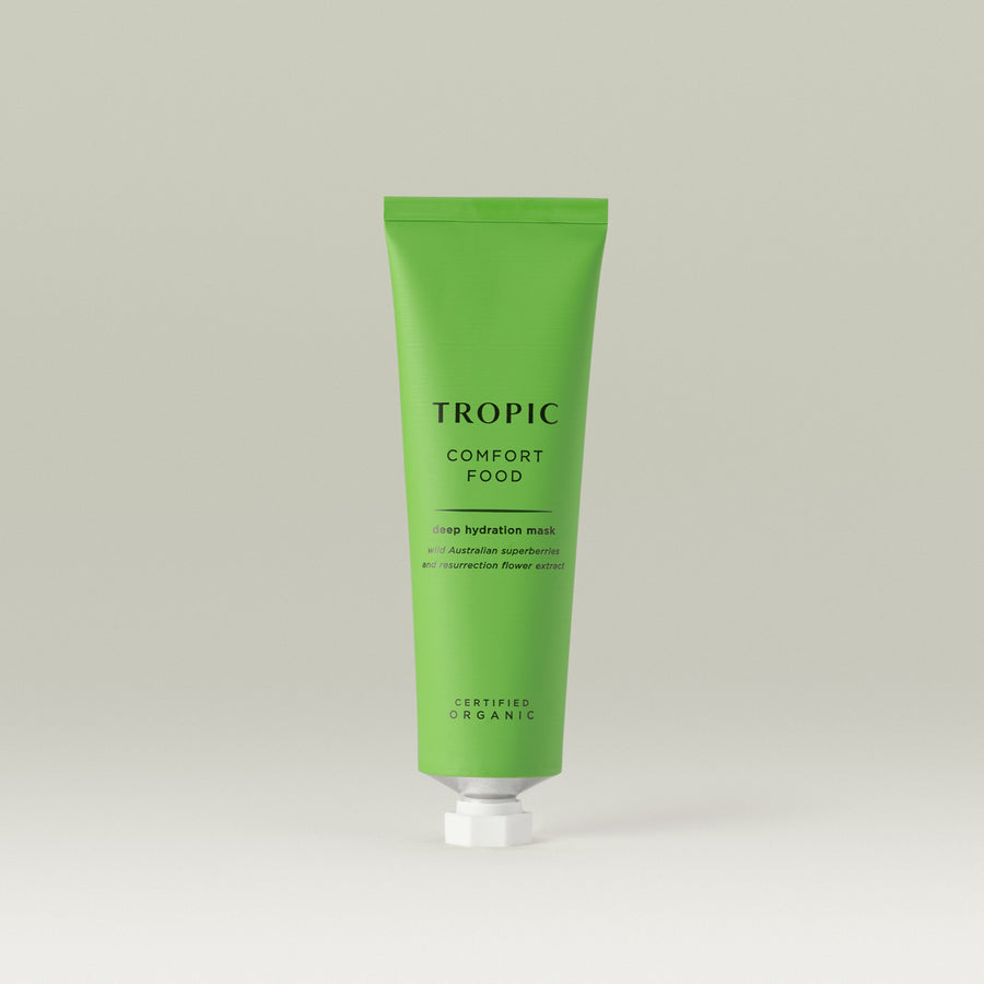 Comfort Food Deep Hydration Face Mask & Overnight Moisturiser | Tropic ...