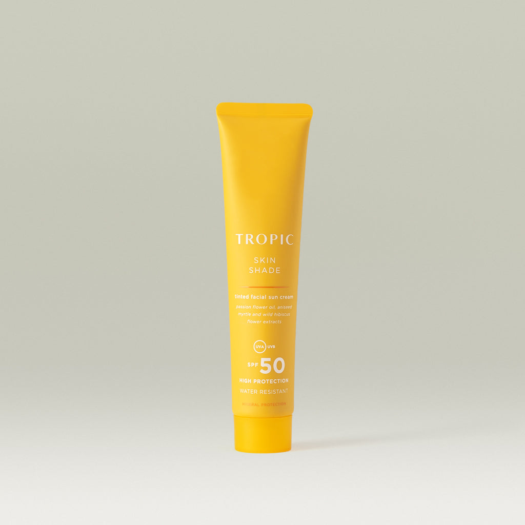 Skin Shade Tinted Facial Sun Cream | Tinted SPF 50 | Tropic Skincare